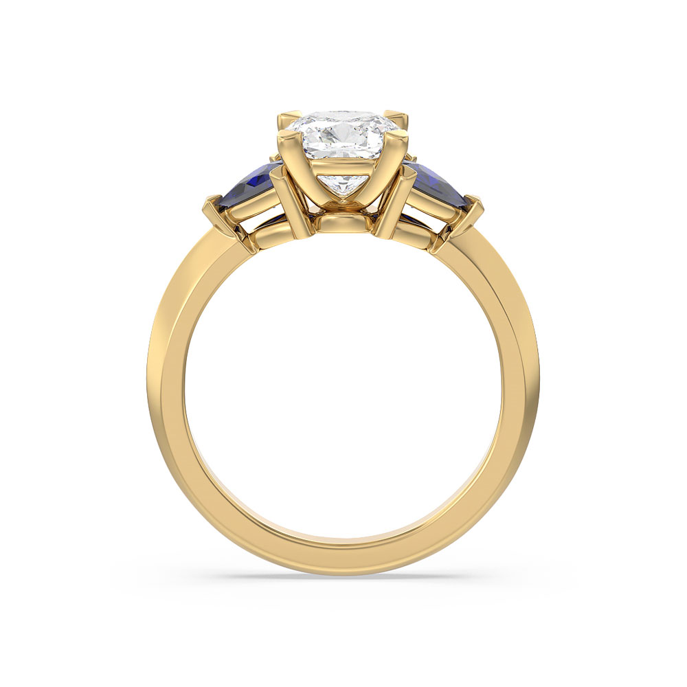 Lab Grown Three Stone Diamond Engagement Ring | Temple & Grace UK