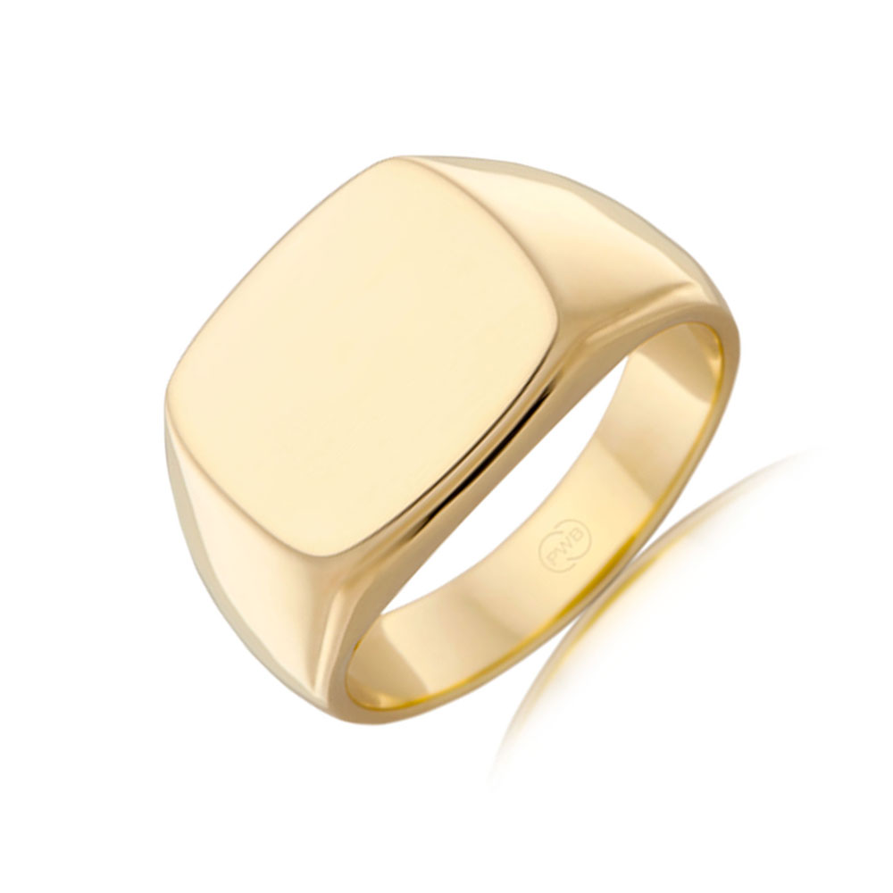 Classic Rectangle Signet Ring | Temple & Grace UK